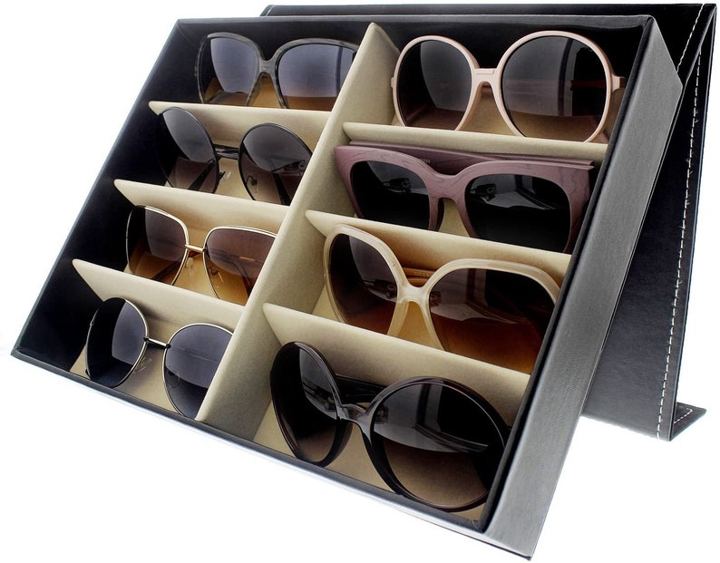 Sunglasses Case Personalized Leather Black Multi Sunglasses - Etsy
