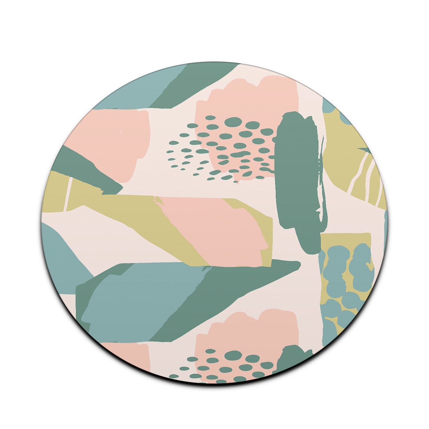 Aesthetic Mouse Pad Modern Abstract Mousepad Pink Office Decor | Etsy