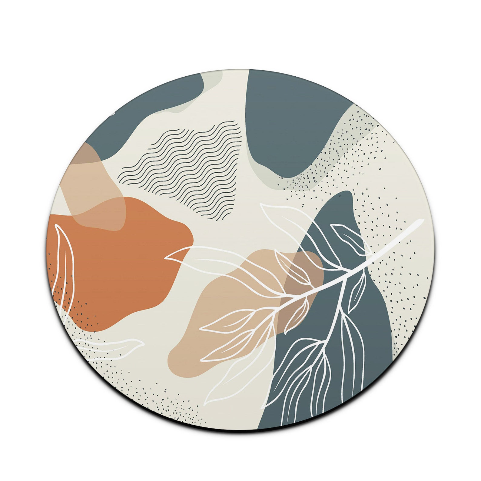 Aesthetic Abstract Mouse Pad Mousepad Beige Office Decor for - Etsy