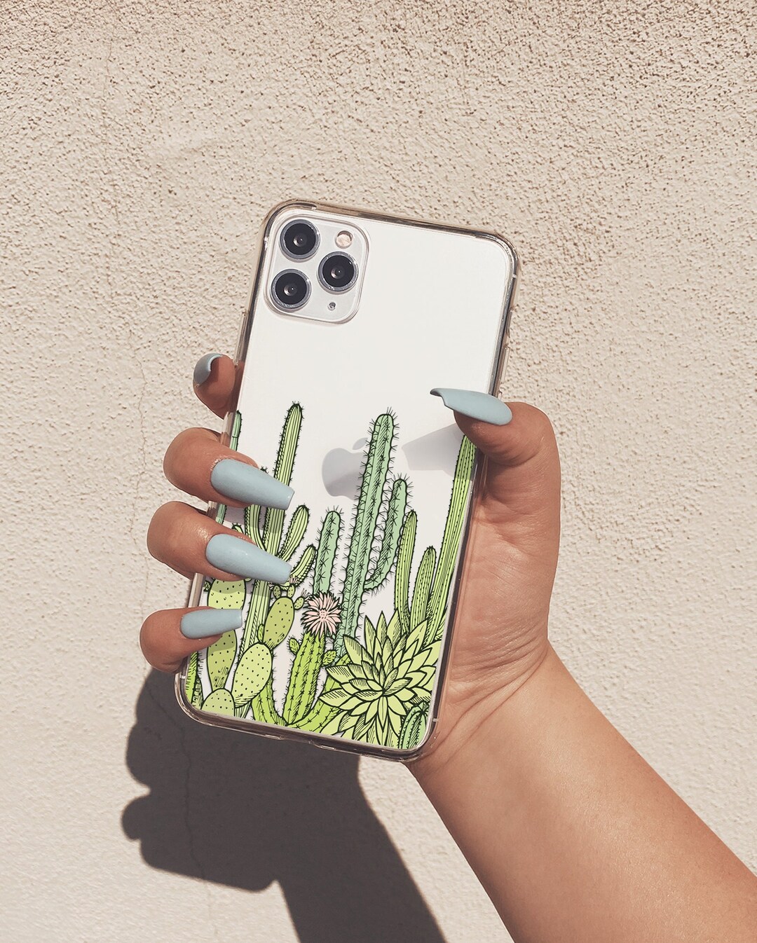 Cacti Case for iPhone 16 Pro iPhone 14 Pro Max Case iPhone 13 Clear ...
