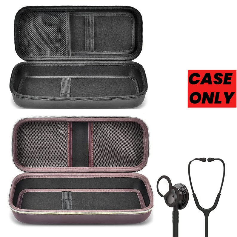 Stethoscope Case, Hard Carrying Bag, Nurse Stethoscope With Compartment ...