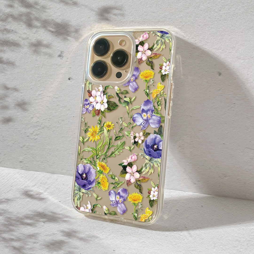 Meadow Flowers Case for iPhone 15 Pro Max 14 Plus 13 Pro 12 Mini 11 XR ...
