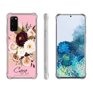 Personalized Case for Samsung S21 Ultra Flowers Galaxy S10 Samsung A14 ...