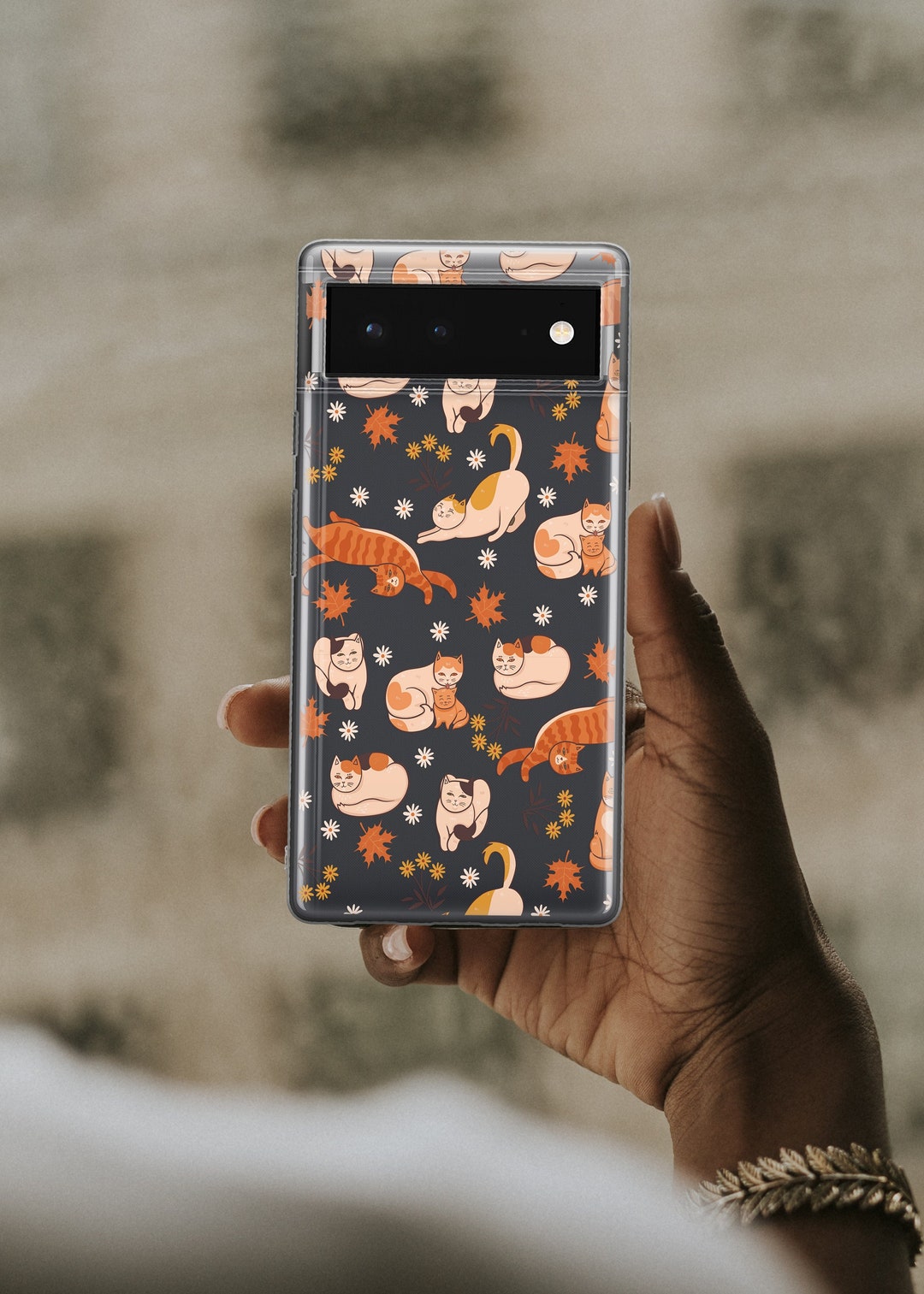 Cats Case for Google 9 Pro Pixel 5a 5G Clear Case for Google 4A Pixel 8 ...