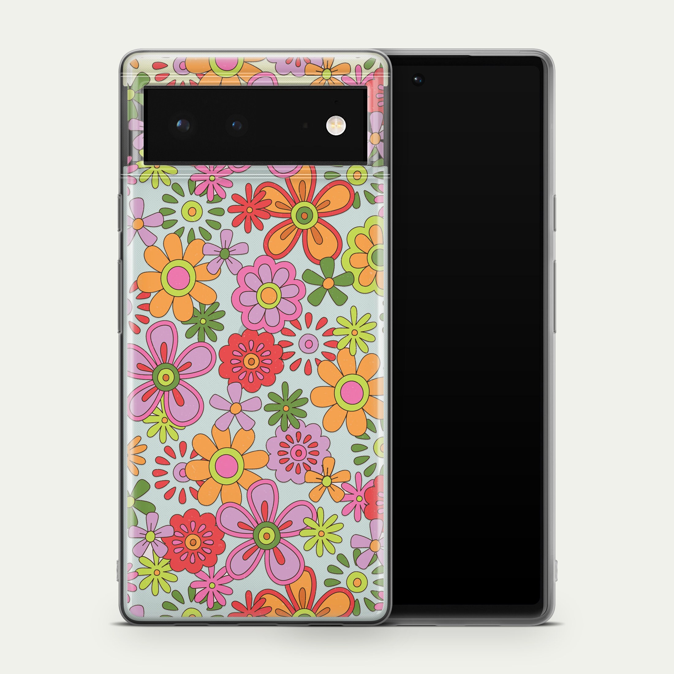 Groovy Daisies Case for Pixel 9 Pro Pixel 6A Pixel 5a 5G Retro Case for ...