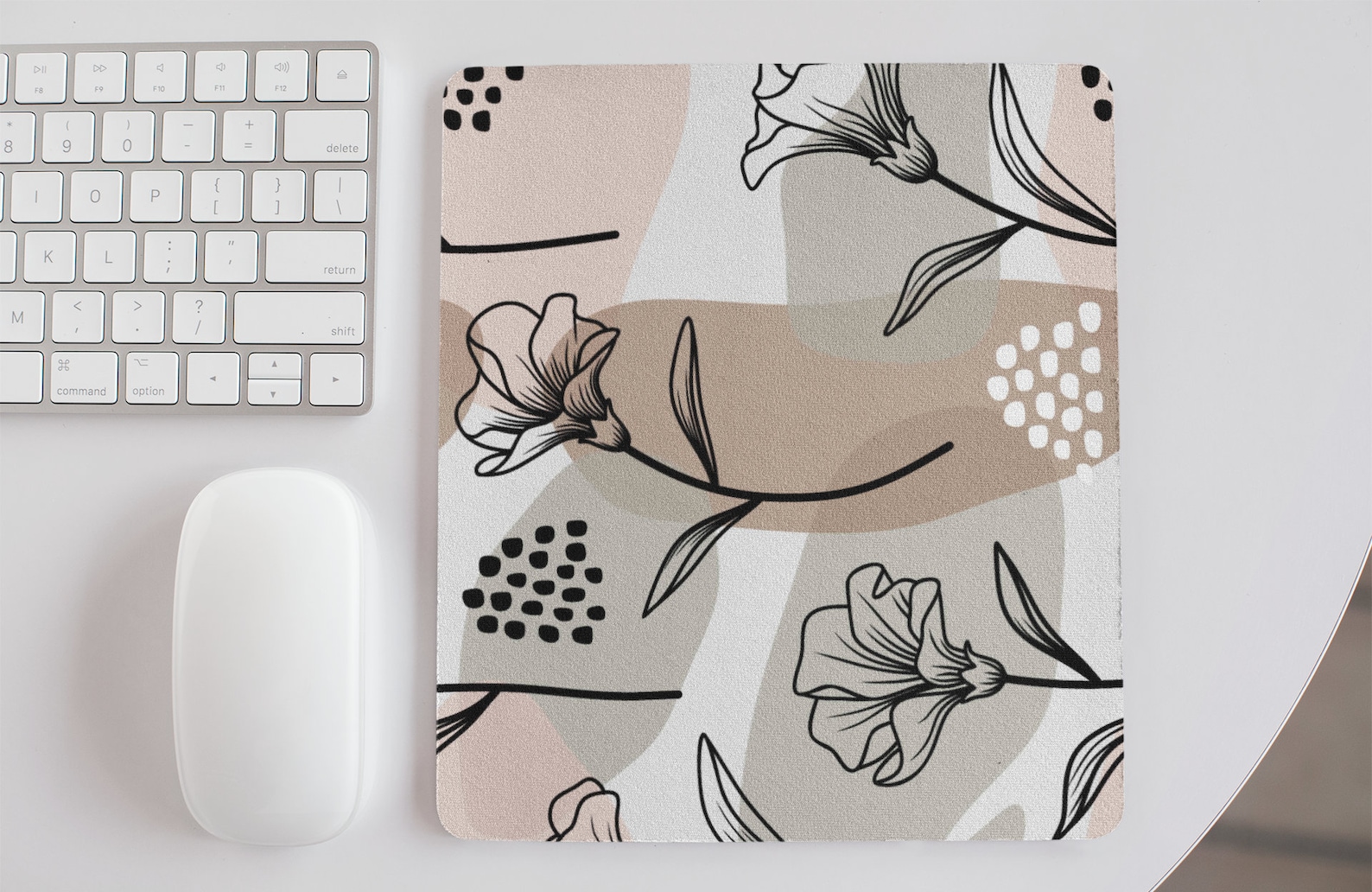 Aesthetic Mouse Pad Modern Abstract Mousepad Office Decor for | Etsy