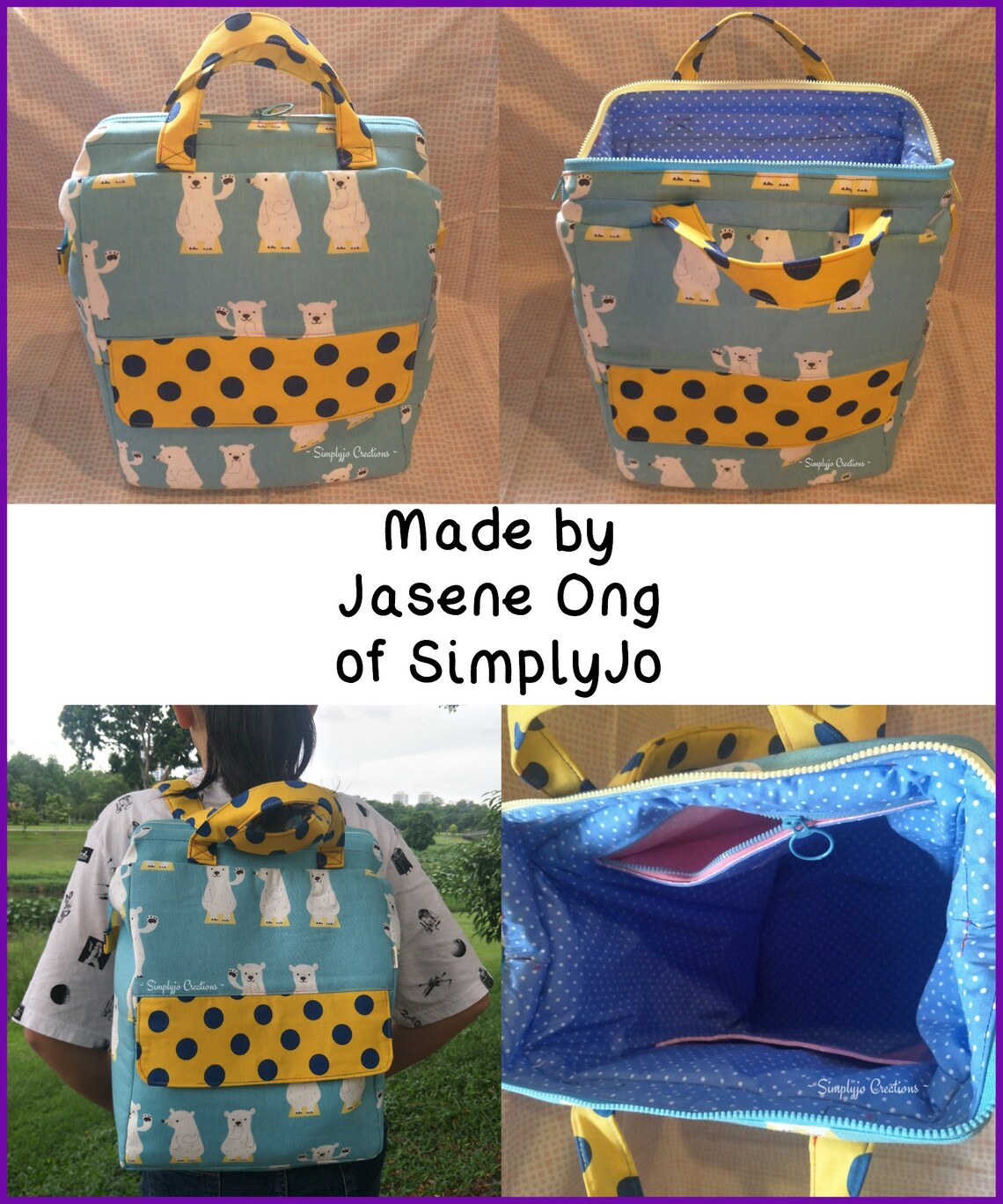 Clarice Wireframe Backpack PDF Pattern | Etsy