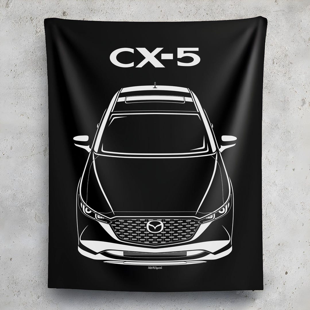 Mazda CX 5 2023 2024 Tapestry Wall Art JDM Decor Garage Wall Hangings ...