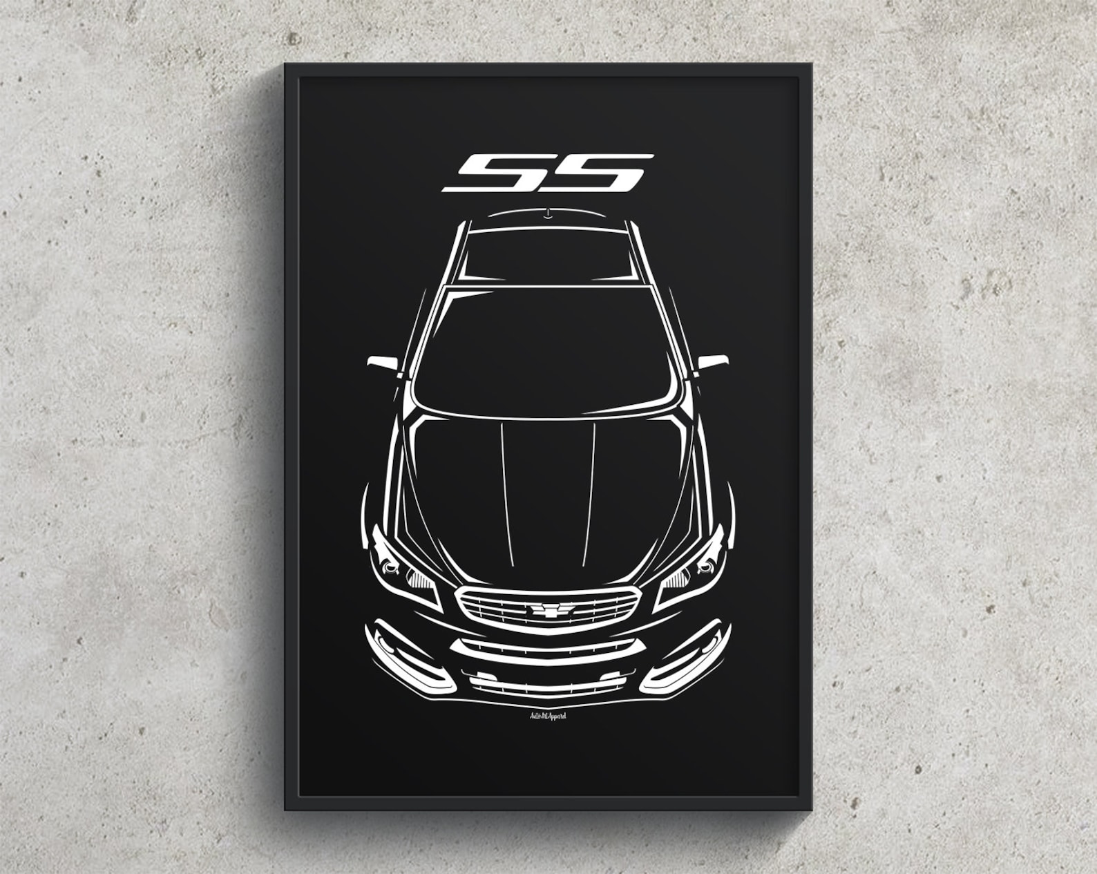 Chevrolet SS 2014-2017 Poster Chevrolet SS Print Garage Decor | Etsy
