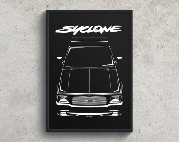 GMC Syclone 1991 Poster GMC Wall Art Gifts Syclone 1991 | Etsy