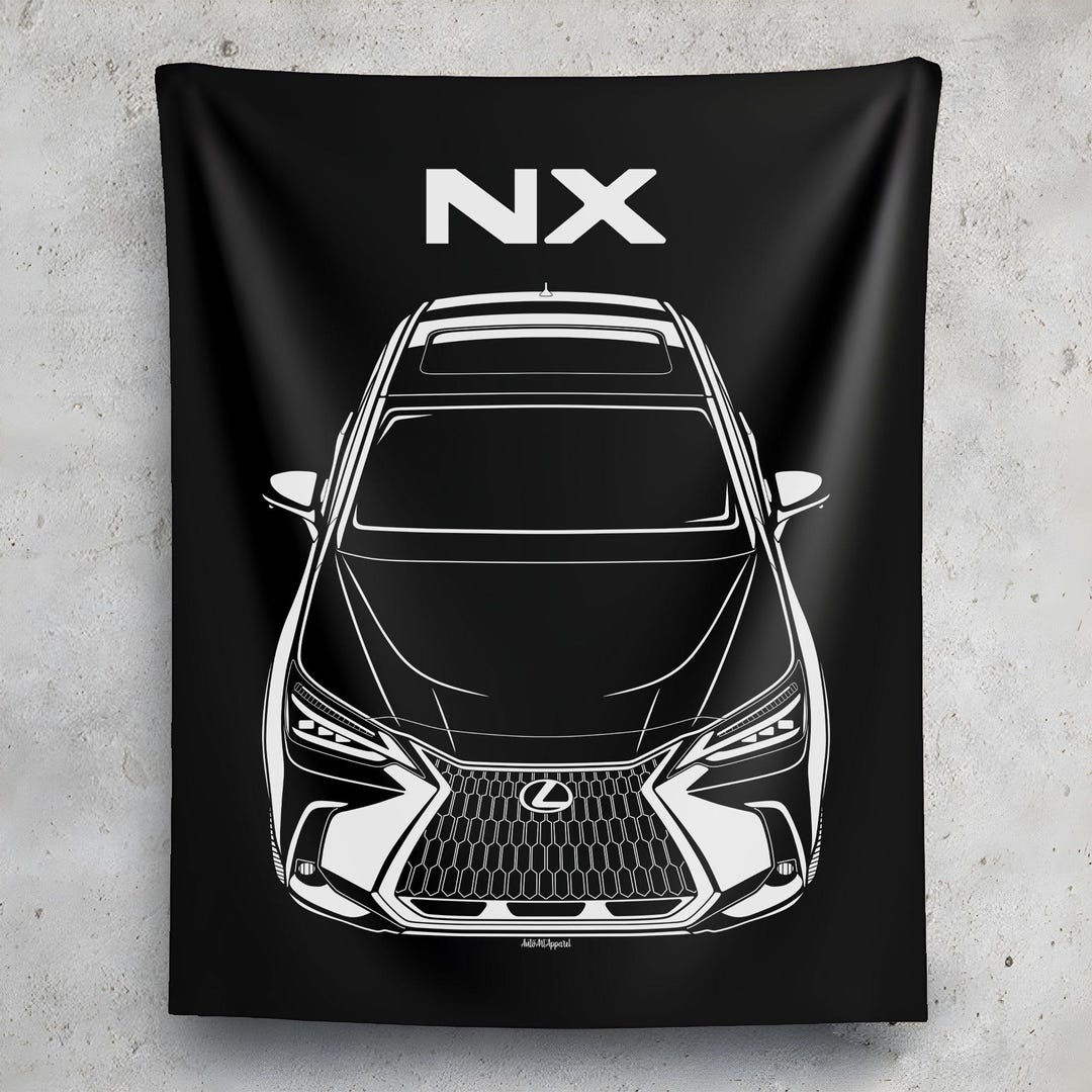 Lexus NX 2022 2024 Tapestry Wall Art JDM Decor Garage Wall Hangings Car ...
