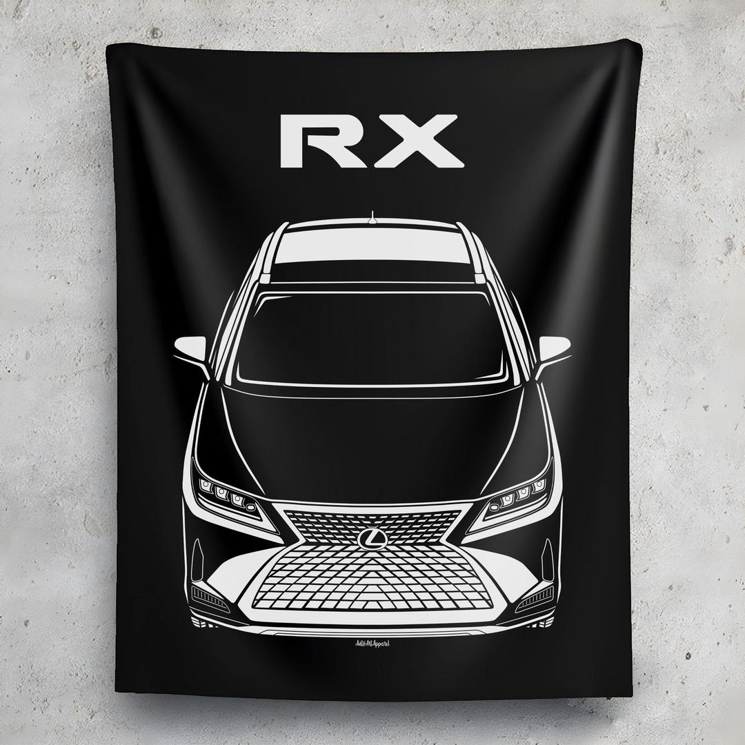 Lexus RX 2020 2022 Tapestry Wall Art JDM Decor Garage Wall Hangings Car ...