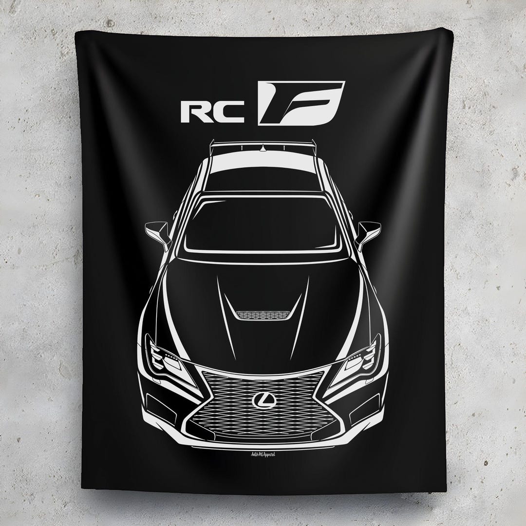 Lexus RC F Track Edition Tapestry - JDM Wall Art Garage Decor - 2019 to ...
