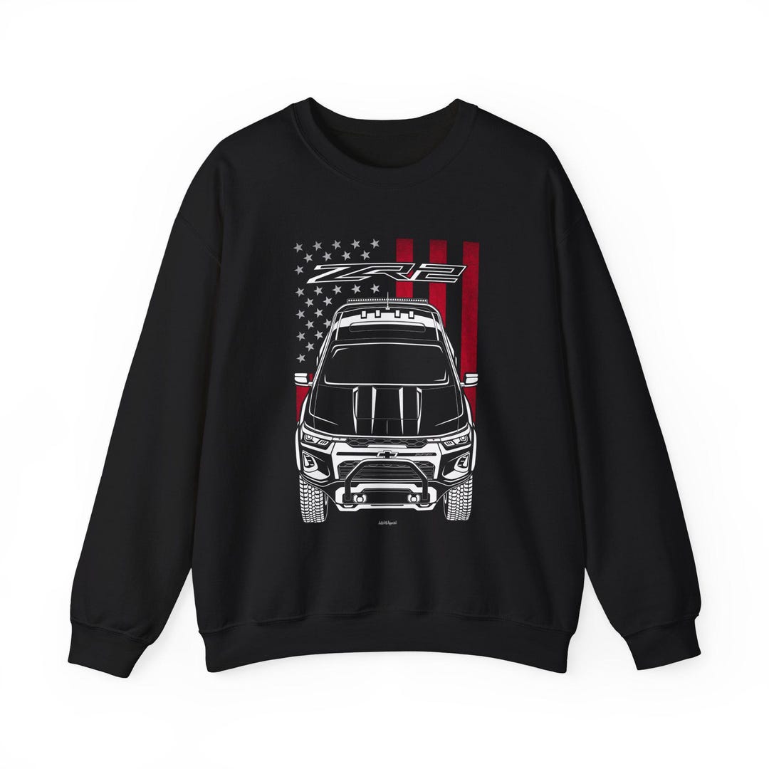 Chevrolet Colorado ZR2 2023 Crewneck - US Flag Design Sweatshirt ...