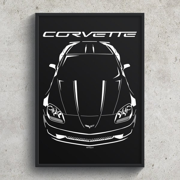 C6 Corvette Poster - Etsy