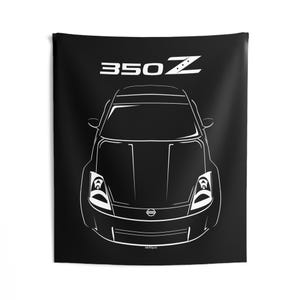 Nissan Fairlady 350Z Z33 2002 2008 Tapestry Wall Art JDM Decor Garage ...