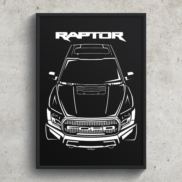 Ford F 150 Raptor Poster - Etsy