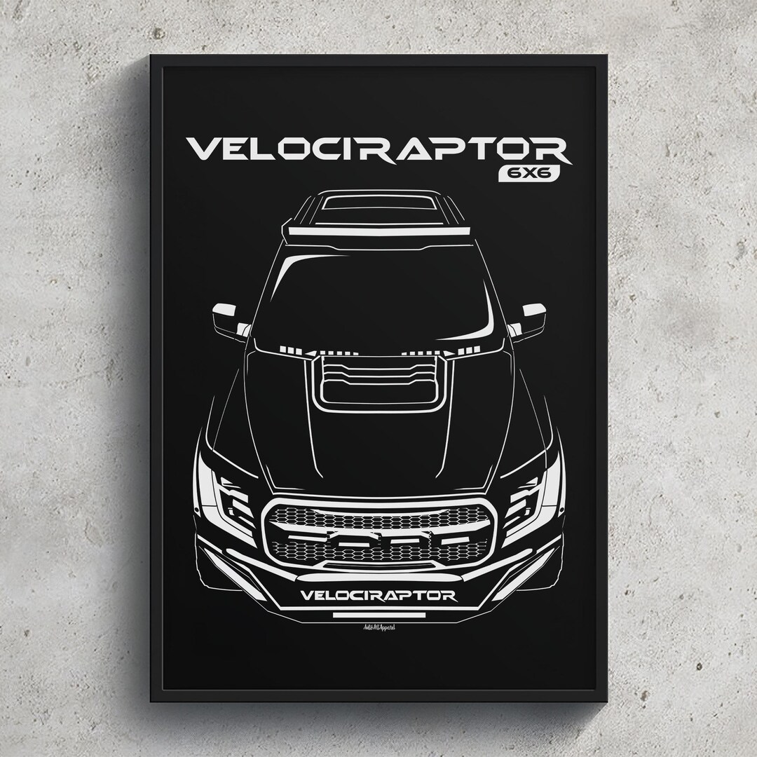 Hennessey Velociraptor 6x6 Poster Art Print Garage Wall Decor Car Gifts ...