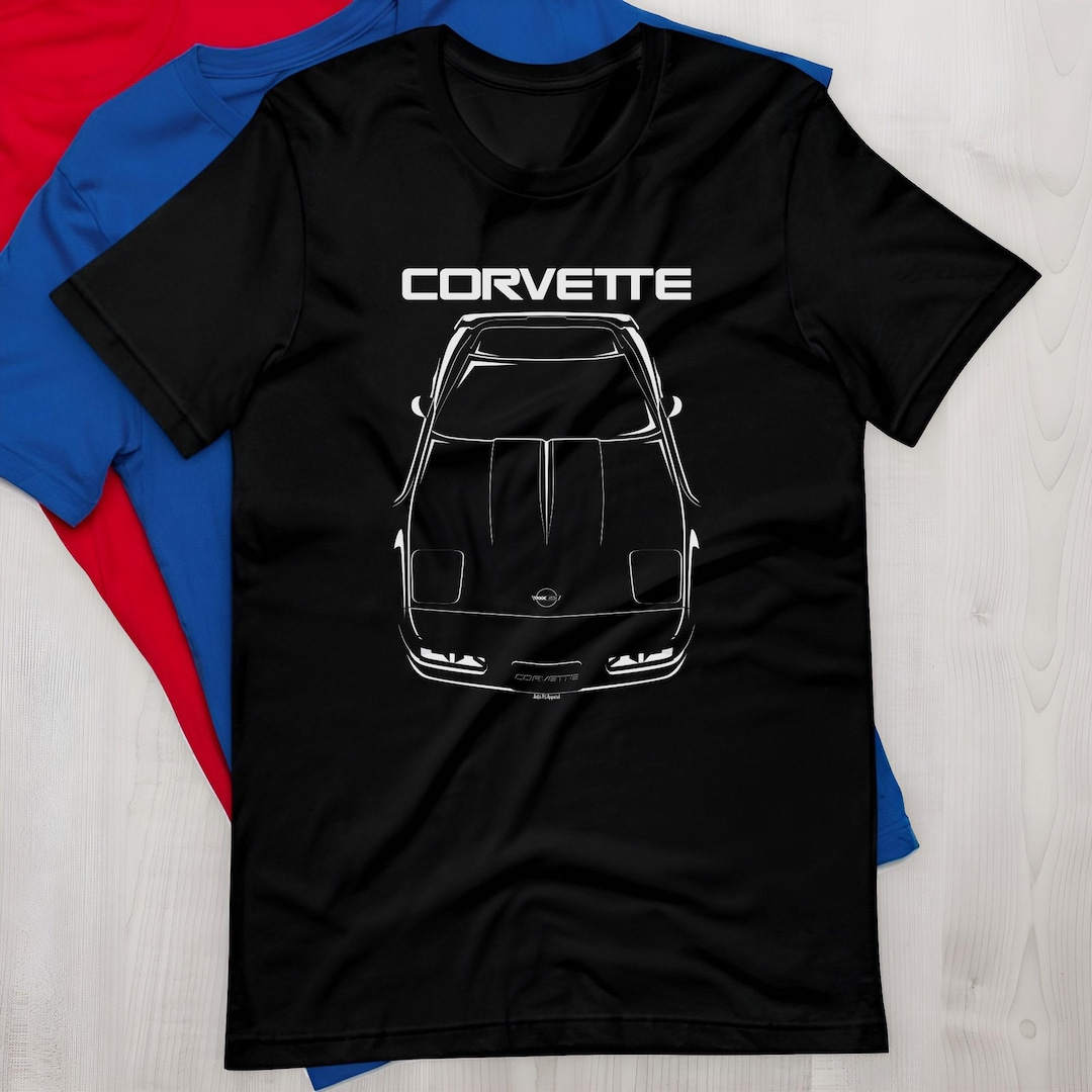 Chevrolet Corvette C4 T Shirt Corvette Shirt C4 Apparel Car Enthusiast ...
