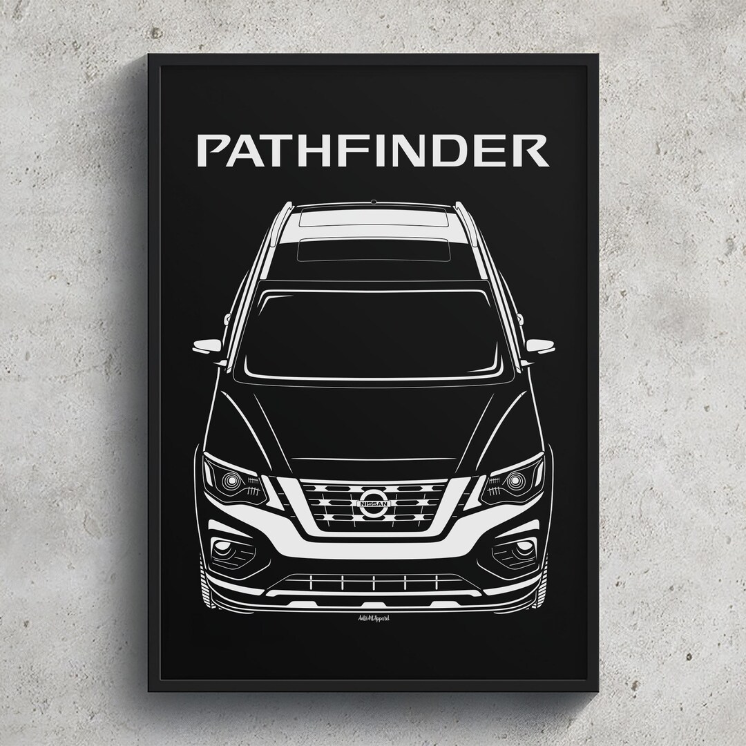 Nissan Pathfinder 2019 2021 Poster JDM Print Man Cave Decor Garage Wall ...