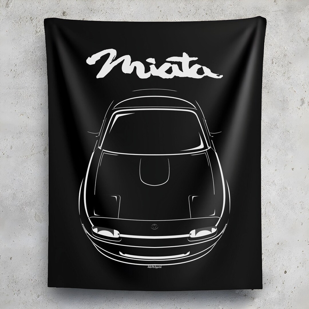 Mazda MX 5 Miata NA 1st Gen 1990 1997 Tapestry Wall Art JDM Decor ...