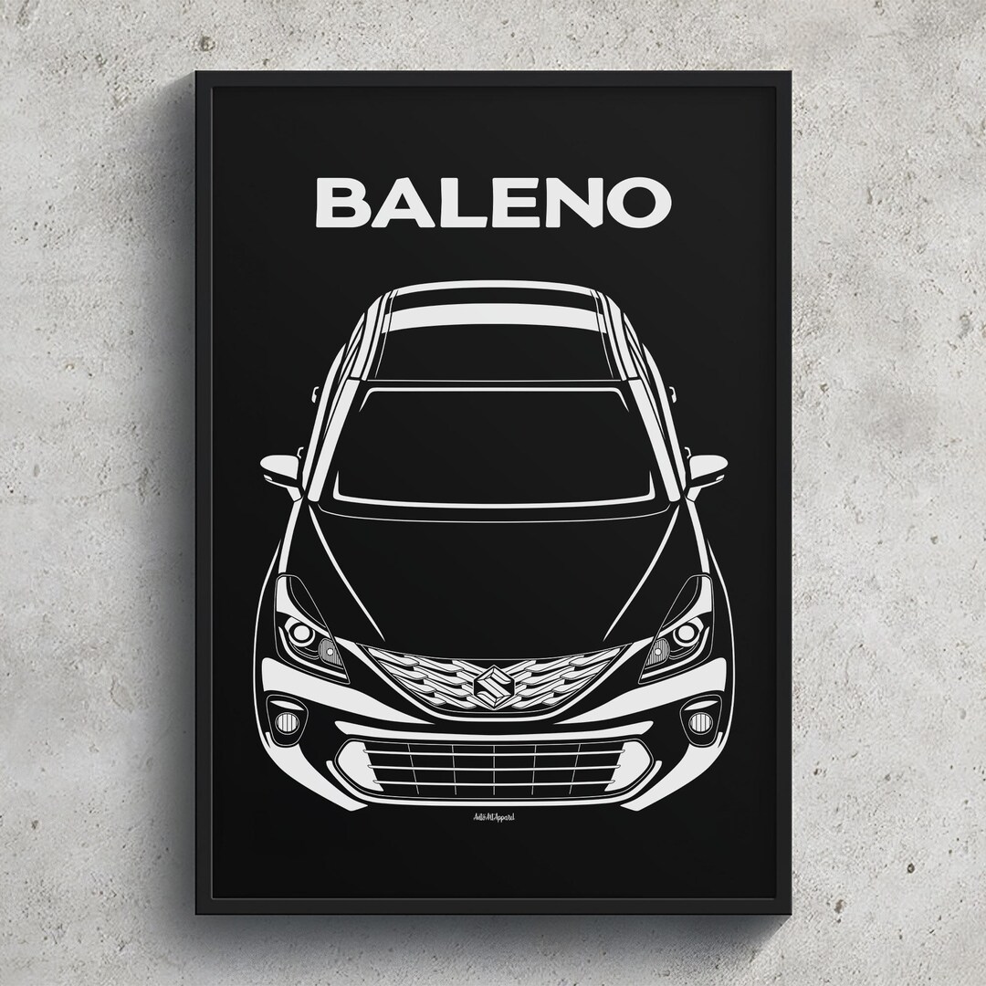 Suzuki Baleno 2019 2021 Poster JDM Print Man Cave Decor Garage Wall Art ...