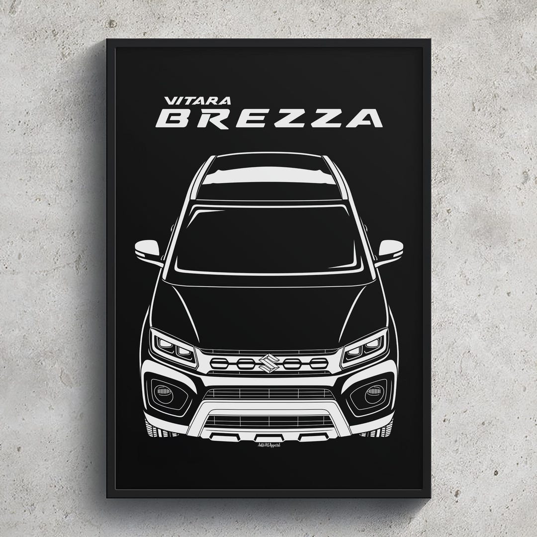 Suzuki Brezza 2021 2022 Poster JDM Print Man Cave Decor Garage Wall Art ...