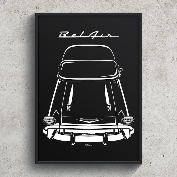1957 Chevy Bel Air Posters - Etsy