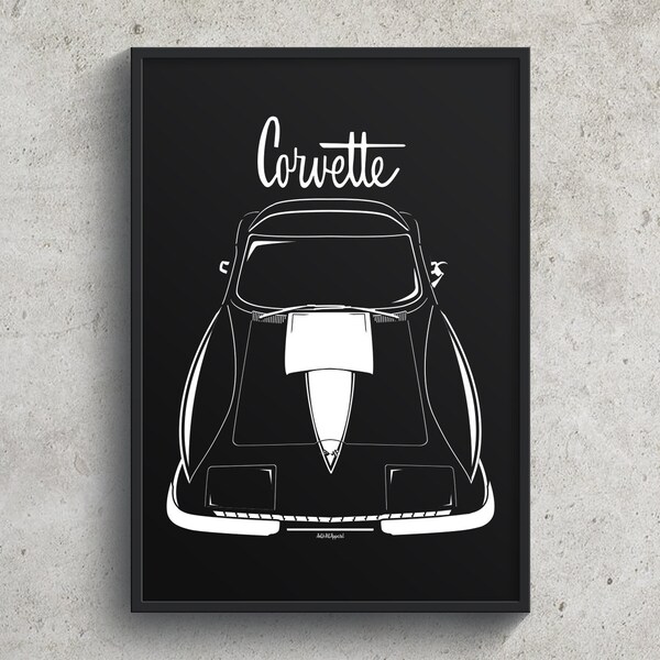 1965 Corvette Wall Art - Etsy