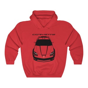 Multi-color Corvette C6 Z06 Hoodie Sweatshirt Corvette Clothing ...