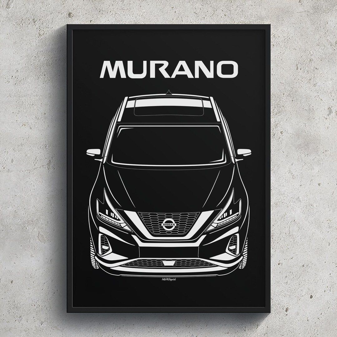 Nissan Murano 2019 2023 Poster JDM Print Man Cave Decor Garage Wall Art ...