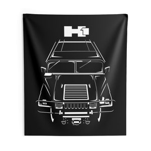 Hummer H1 Wall Tapestry Humvee Hummer Garage Wall Art - Etsy