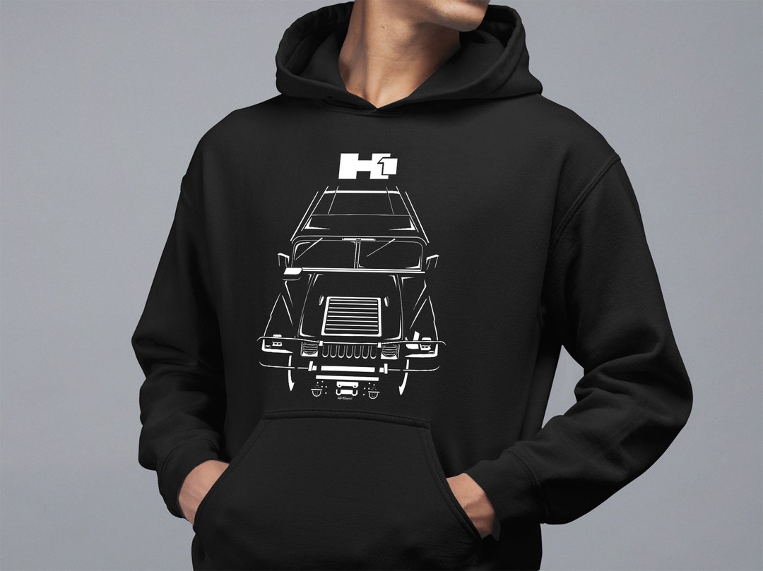 Hummer H1 Multi-color Hoodie Hummer Alpha Humvee H1 Hooded Sweatshirt ...