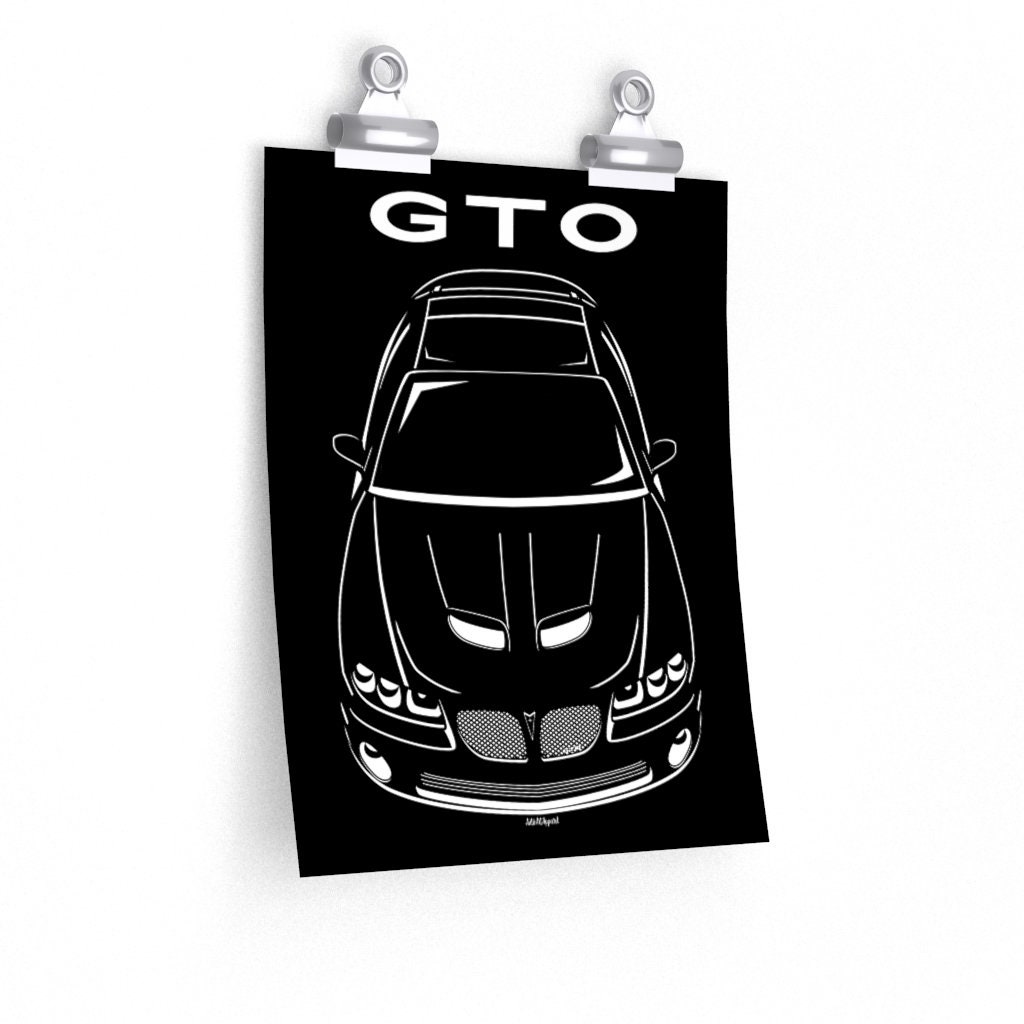 Pontiac GTO 2004-2006 Poster GTO Wall Art Gifts American - Etsy