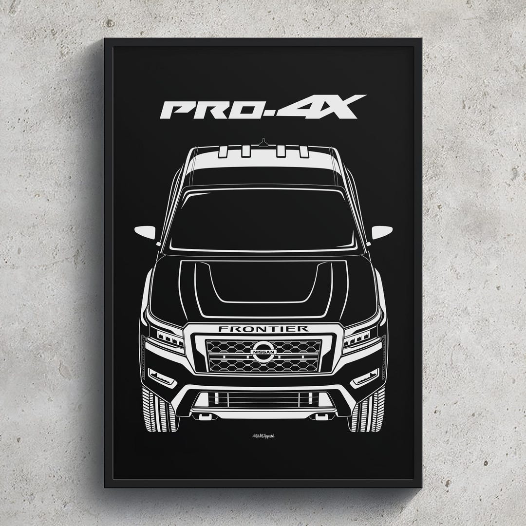 Issan Frontier PRO4X 2022 2024 Poster JDM Druck Mann Höhle Dekor Garage ...