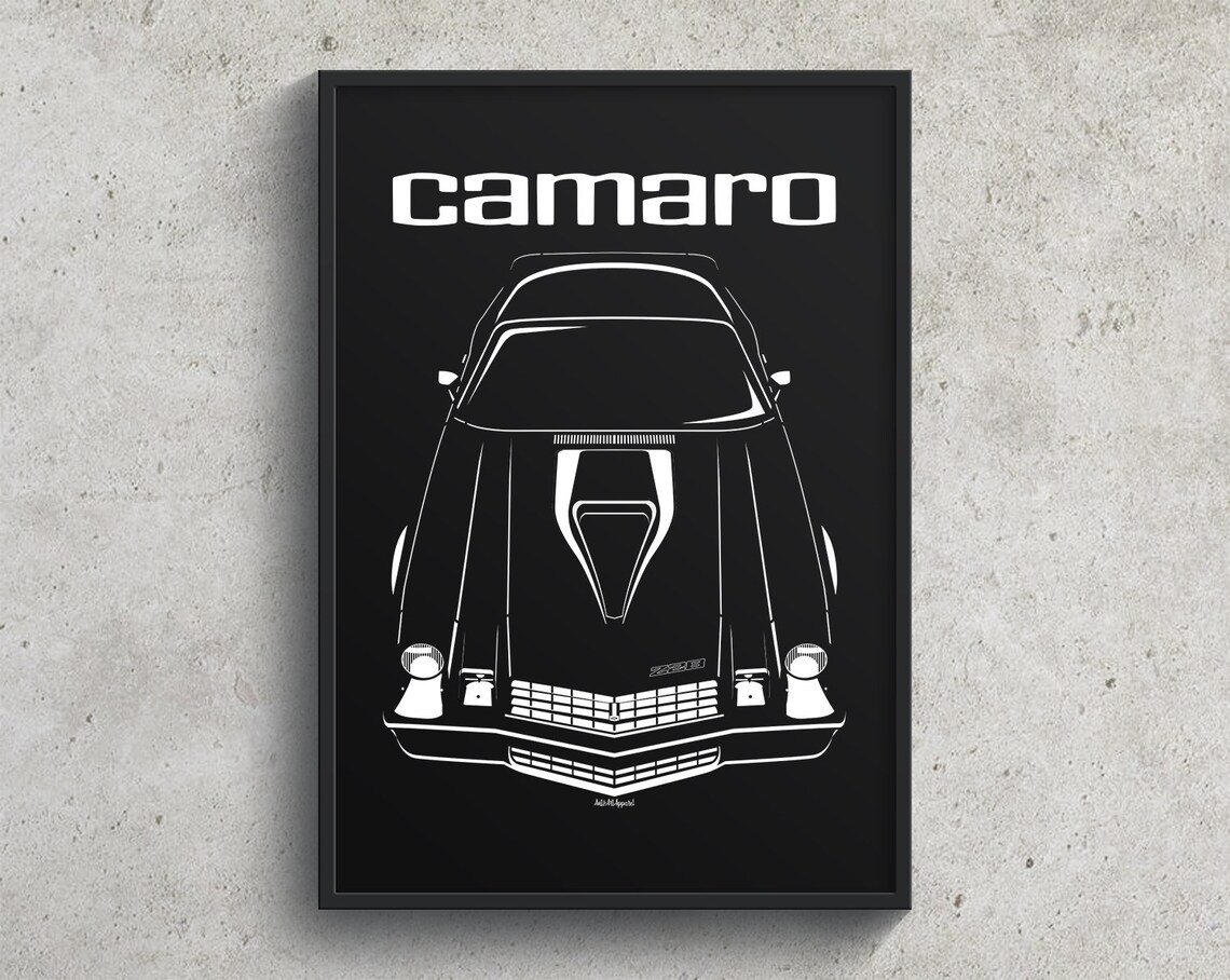 Chevrolet Camaro Z28 2nd gen Poster Camaro Print Garage | Etsy
