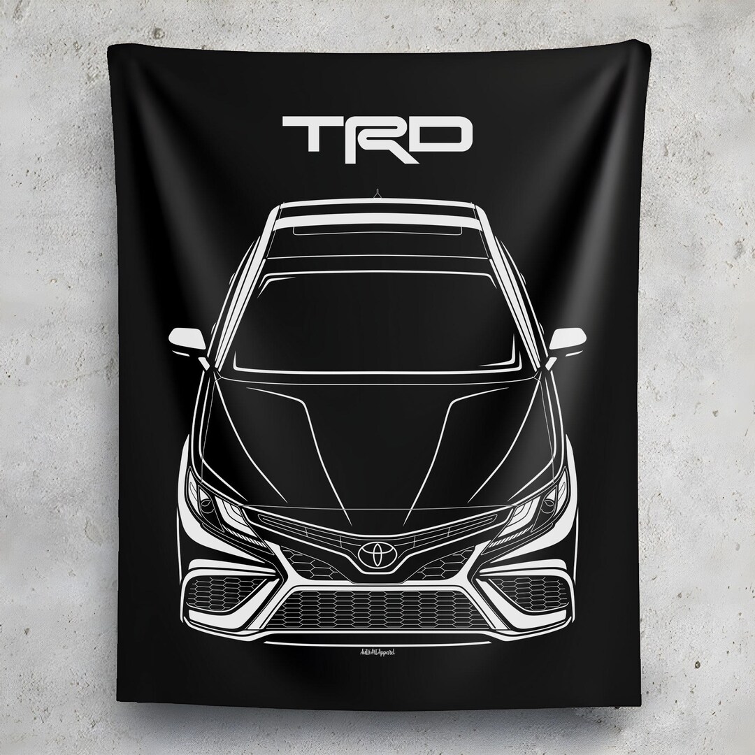 Toyota Camry TRD 2021 2024 Tapestry Wall Art JDM Decor Garage Wall ...