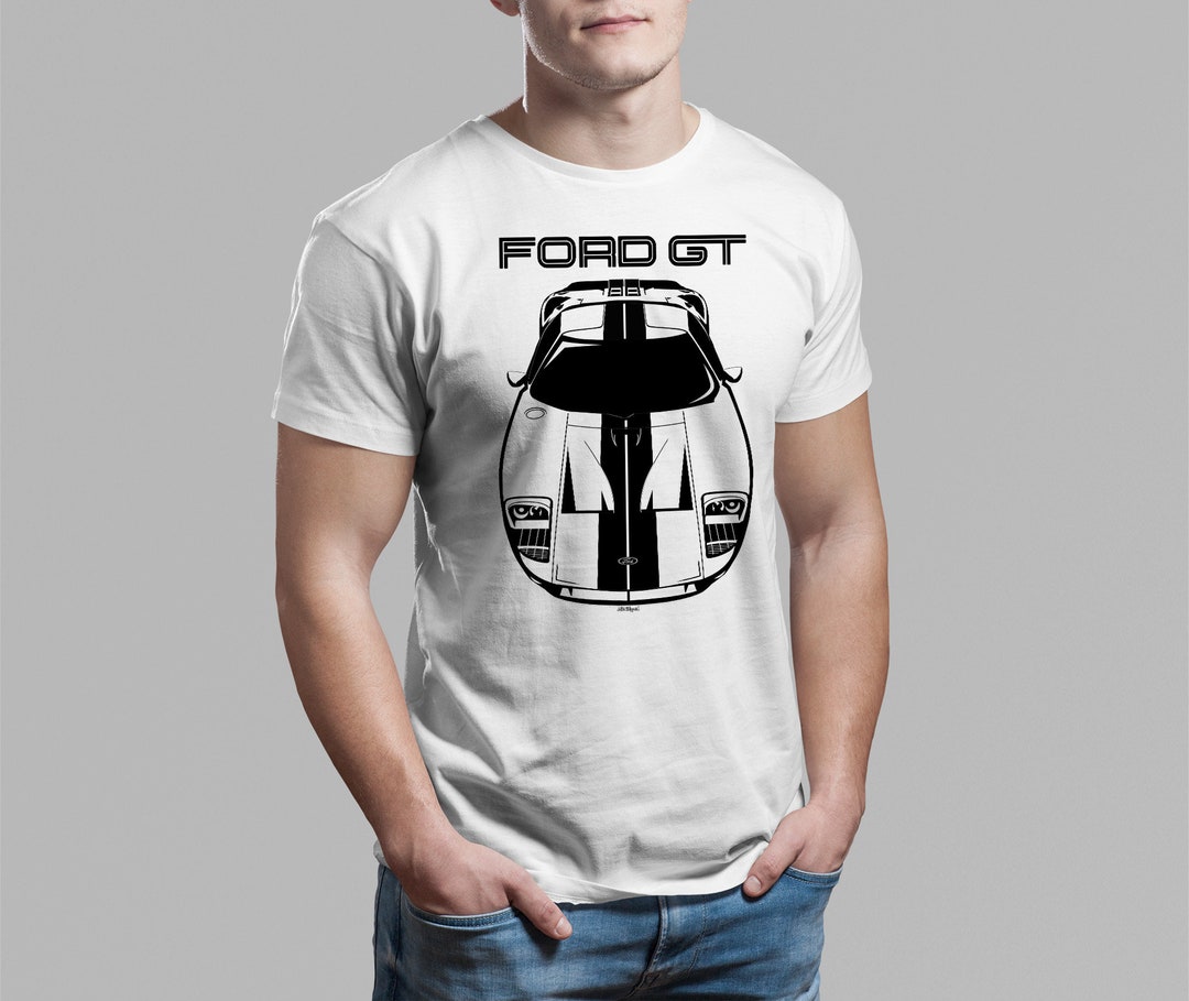 Ford GT 2005-2006 Black Stripes Multi-color T-shirt V8 Ford GT Shirt ...