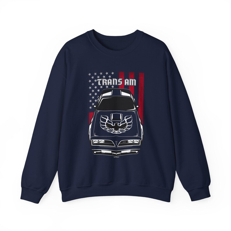 Pontiac Firebird Trans Am Vintage Sweatshirt: 1977-1978 T-top Design ...
