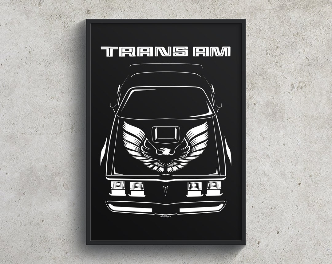Firebird Trans Am 79-81 Poster - Classic Pontiac Muscle Car Art - Retro ...
