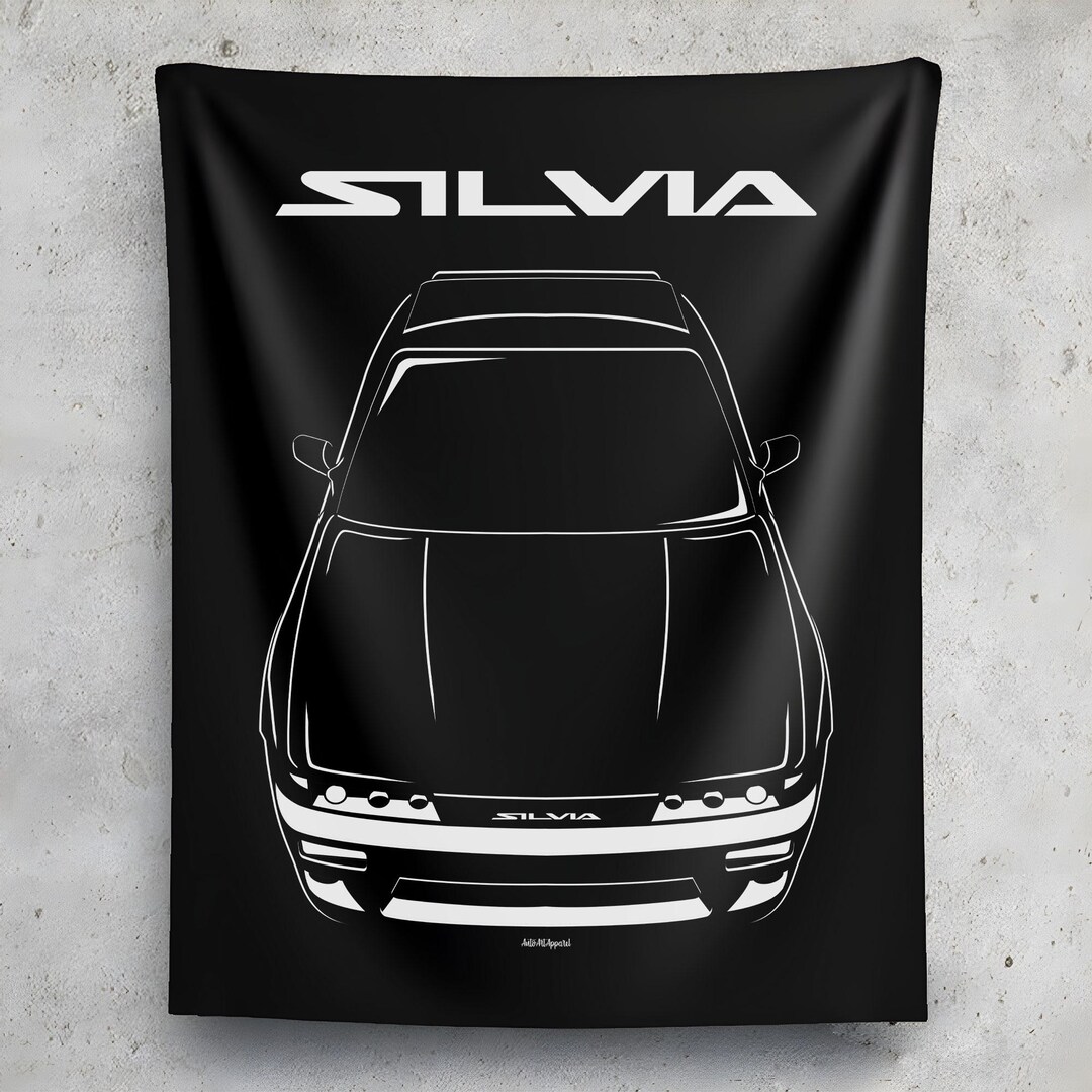 Nissan Silvia Club KS S13 Tapestry Wall Art JDM Decor Garage Wall ...