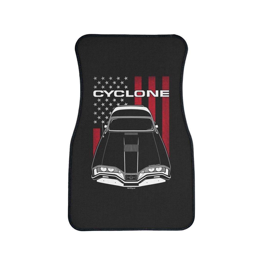 Mercury Cyclone Spoiler Car Mat, US Flag Print (front or Rear, 20oz ...