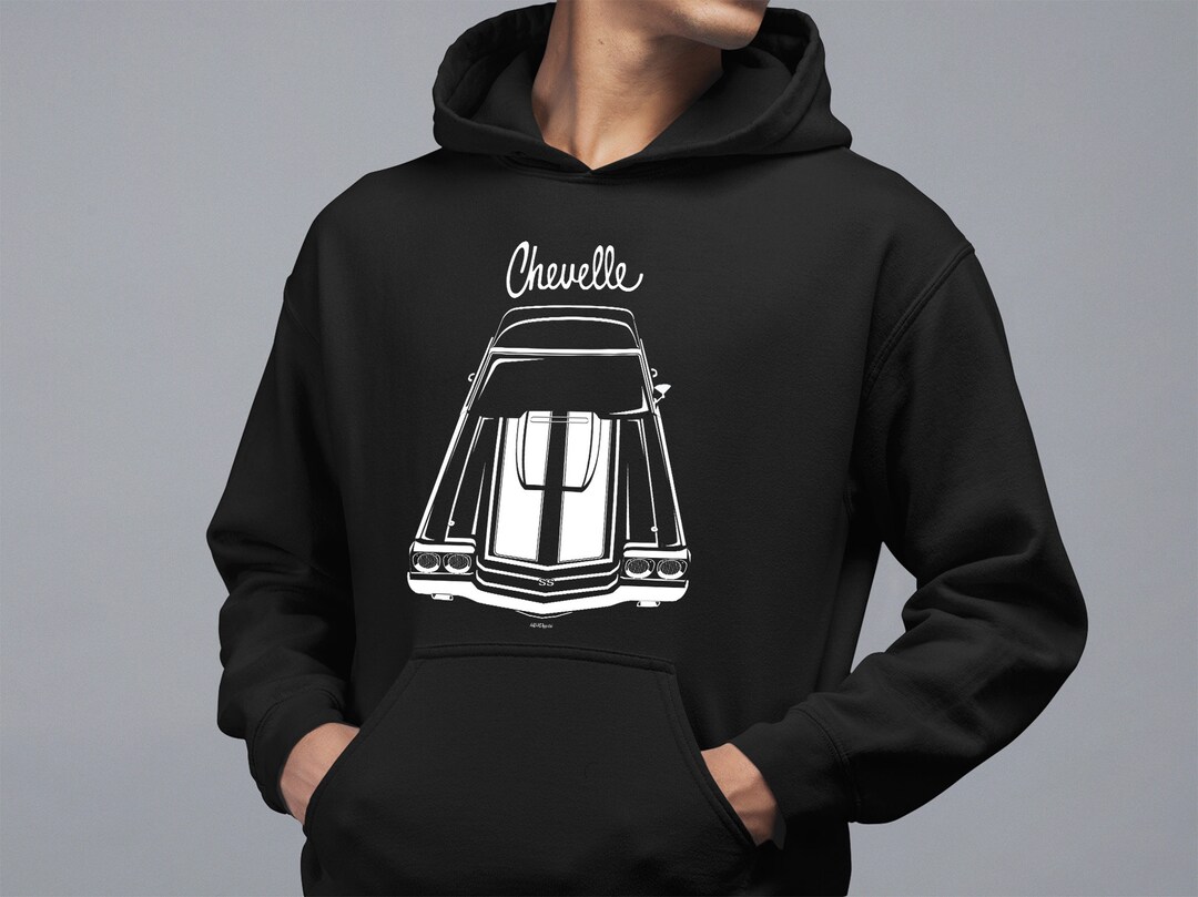 Chevrolet Chevelle SS 1970 White Stripes Multi-color Hoodie Hooded ...