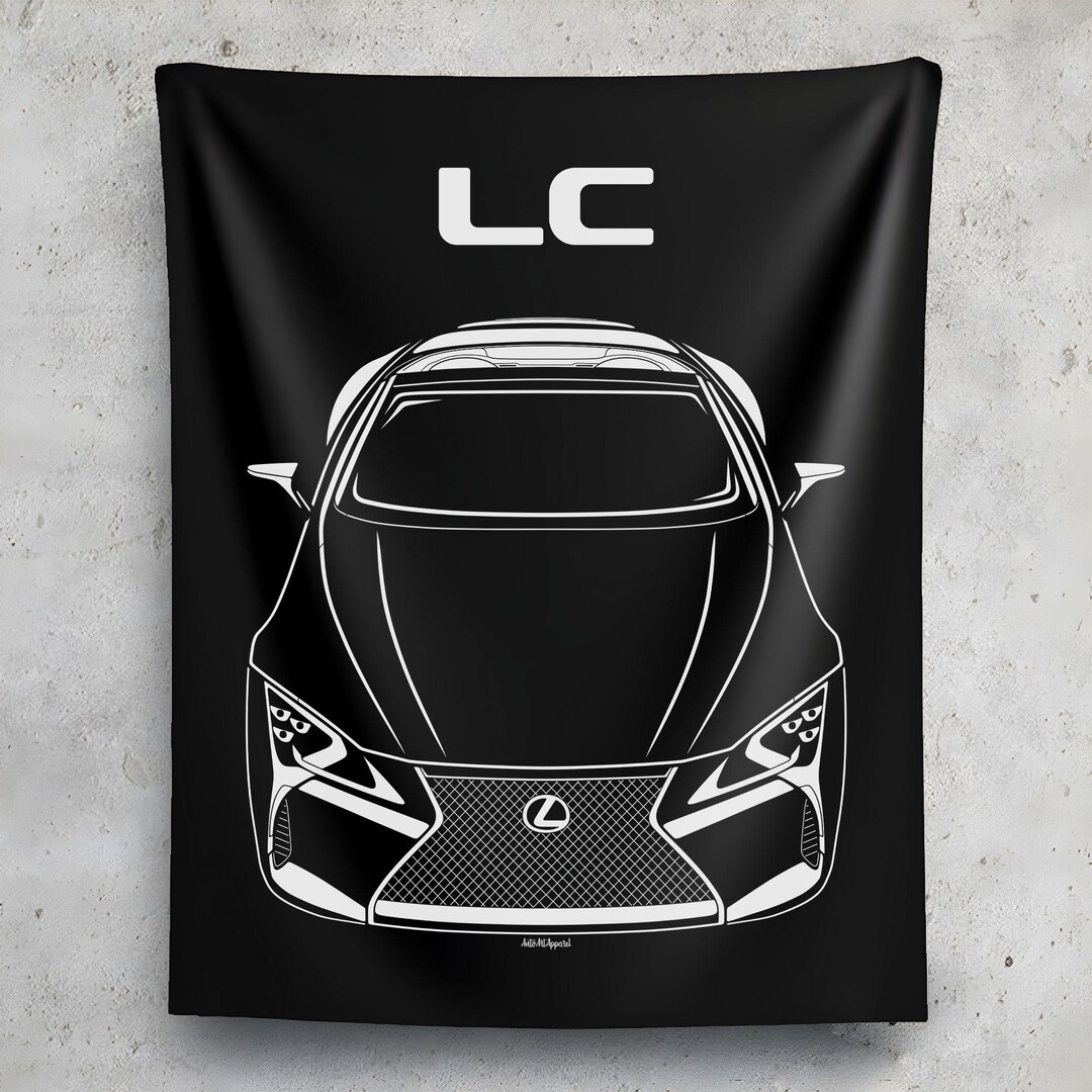 Lexus LC 500 2018 2024 Tapestry Wall Art JDM Decor Garage Wall Hangings ...
