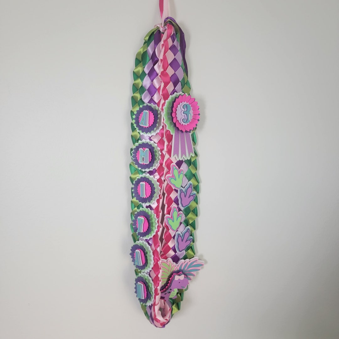 3 Rex Dinosaur Party Ribbon Lei Sash in Ariah - Etsy