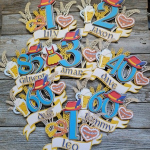 Oktoberfest German Theme Cake Topper - Etsy