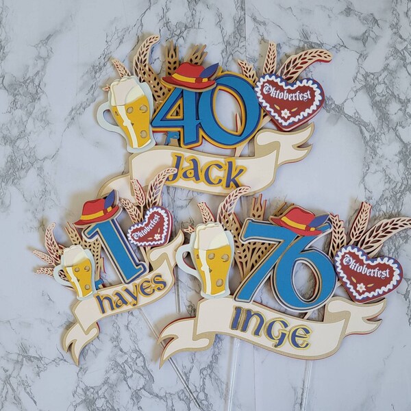 German Cake Toppers - Etsy