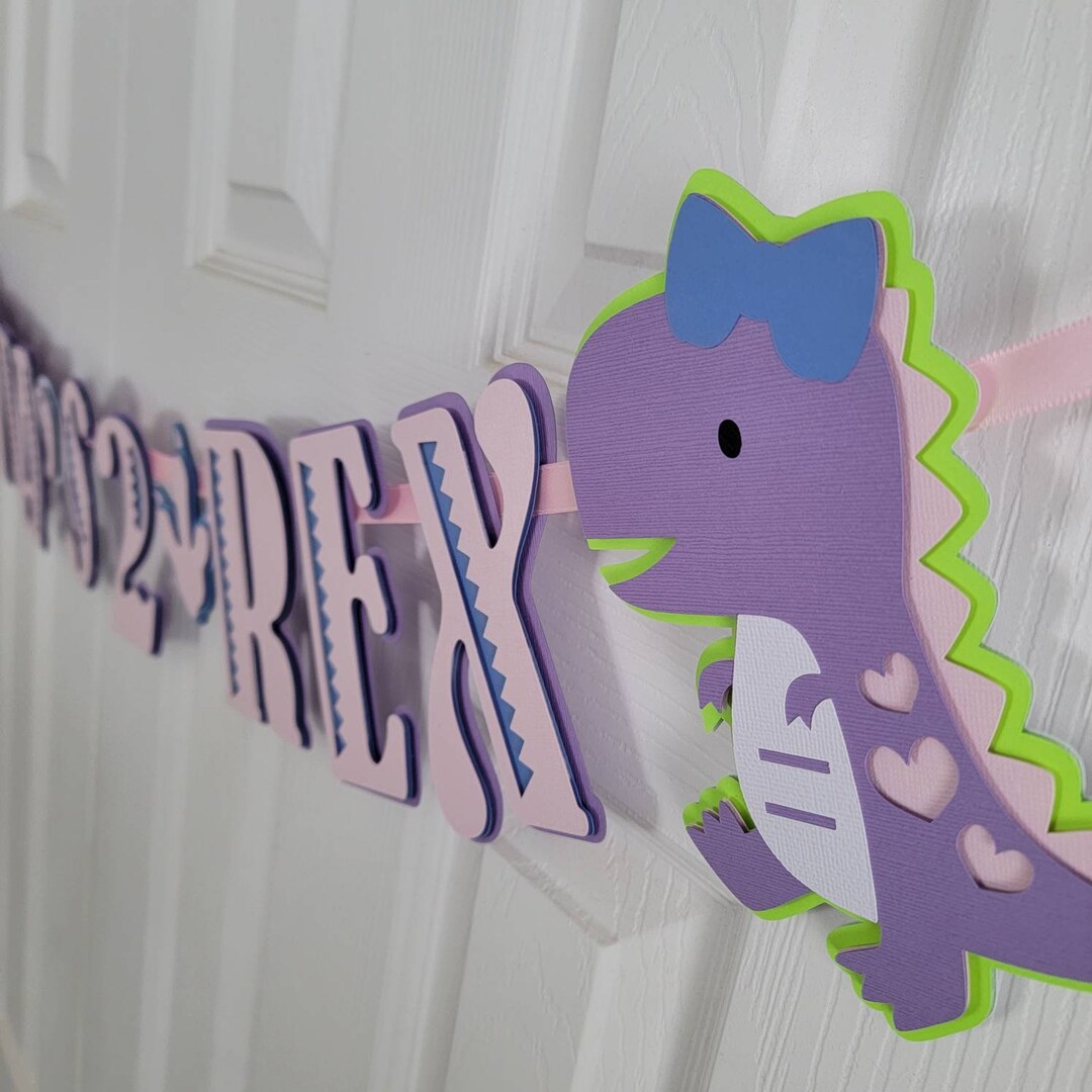 3 Rex Girls Banner in Bianca - Etsy