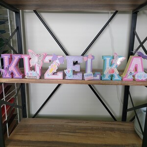 Custom 3D Name Letters 3D Age for Teachers, Parties, Birthdays ...