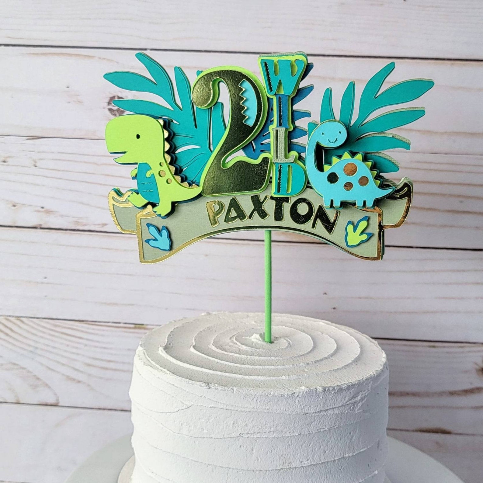 3 Rex Cake Topper in Emilio - Etsy